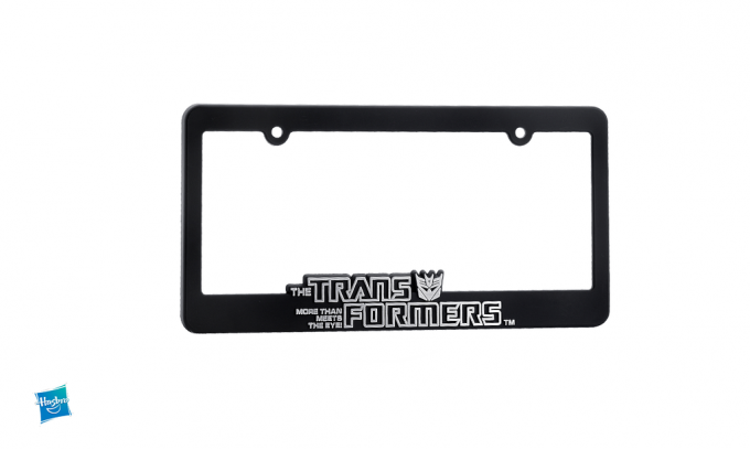 DefenderWorx Decepticon License Plate Frame Black And Chrome 900489 ...