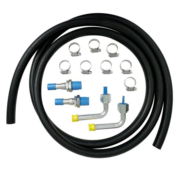 Vintage Air Standard Heater Hose Kits, Straight Bulkhead Fitting Heater ...
