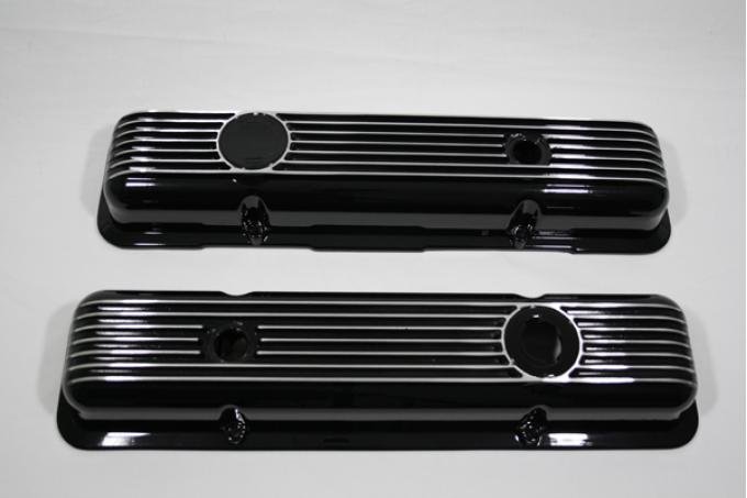 Corvette Valve Covers, Stock Black Aluminum, LT1 & L82, 1969-1982