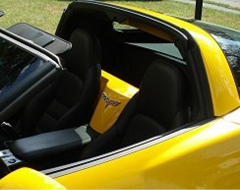 Corvette Waterfall Extension, Coupe, Jetstream Blue, 2005-2013 | Muscle ...