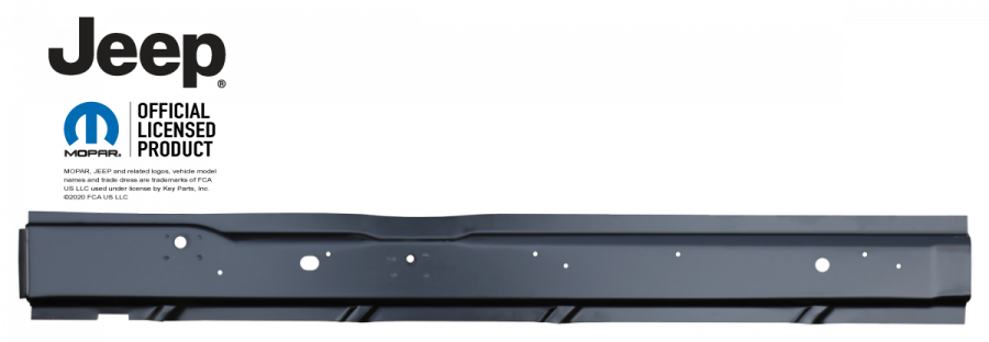 Key Parts '84-'01 Rocker Panel Backing Plate, Driver's Side 0482-301 L ...