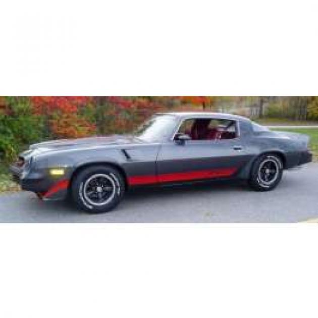 Camaro Hood Decal Stripe, Z28, Red/Medium Red/Red Orange, NOS 1980-1981 ...