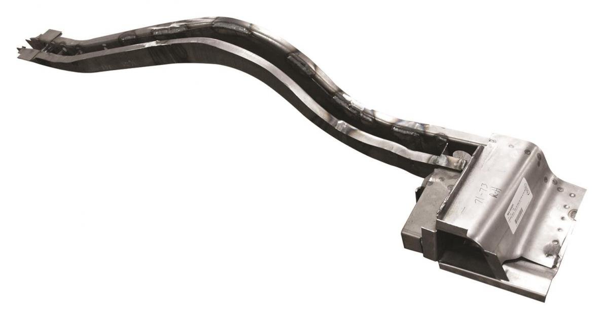 1971-1973 Ford Mustang Full Rear Frame Rail, with Torque Box, Coupe ...