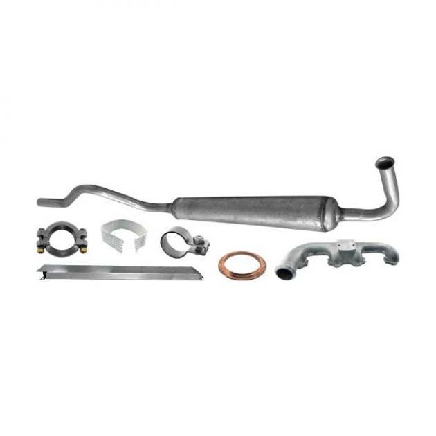 Model A Ford Exhaust Manifold & Muffler Kit | Muscle Cars & Classics