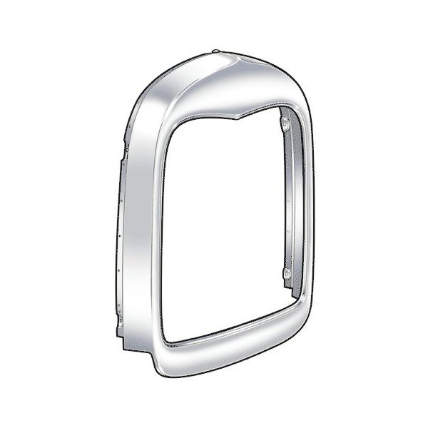 Model A Ford Radiator Shell - Chrome - Smooth - No Filler Neck Or Crank ...