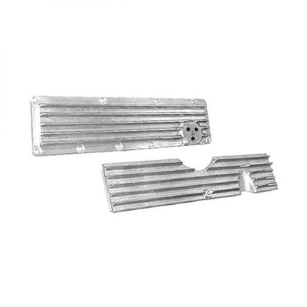 Model A Ford Finned Side Plates - Aluminum | Muscle Cars & Classics