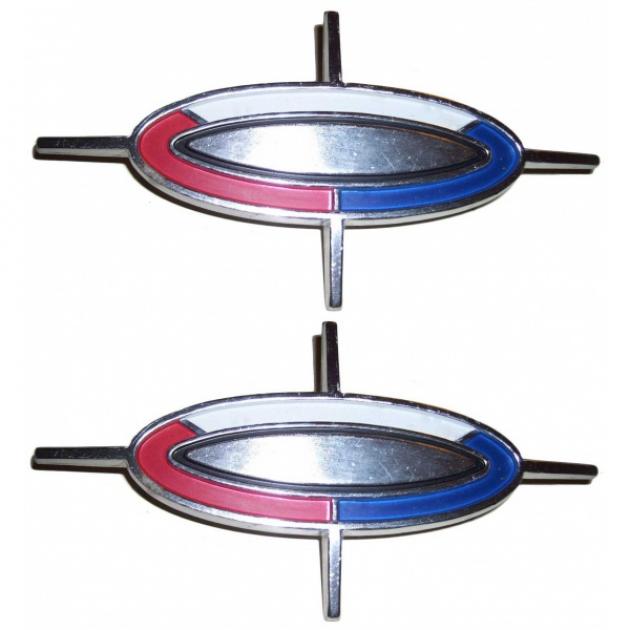 1963 Galaxie 500 XL Hardtop Roof Pillar Emblems | Muscle Cars & Classics