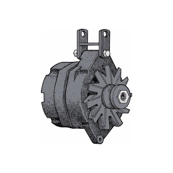 Model A Ford Alternator - 12 Volt Negative Ground - 60 Amp | Muscle ...