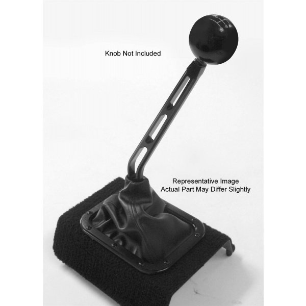 Shifter Lever, Windowed, Single Bend, Midnight Series, Black Billet ...