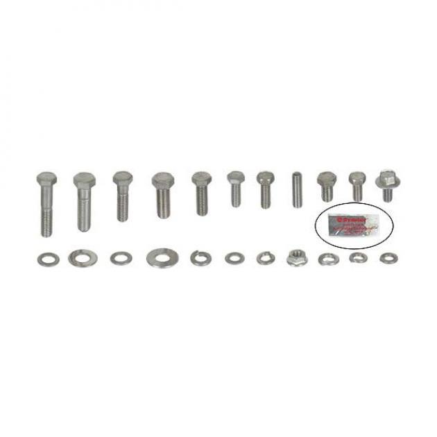 Engine Hardware Kit - Stainless Steel - Original Style For Flathead V8 ...