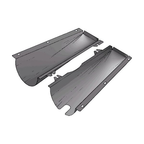 Model A Ford Engine Pan - Steel - Black Powder Coated - With Mounting ...