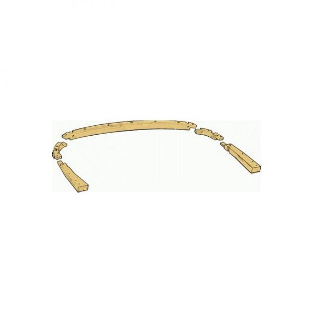 Model A Ford Belt Tack Rail Wood - Sport Coupe 50B - 5 Piece Set ...