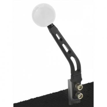 Shifter Lever, Windowed, Single Bend, Midnight Series, Black Billet ...