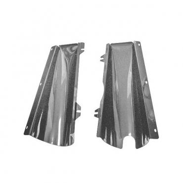 Model A Ford Engine Pan - Steel - Black Powder Coated - With Mounting Holes