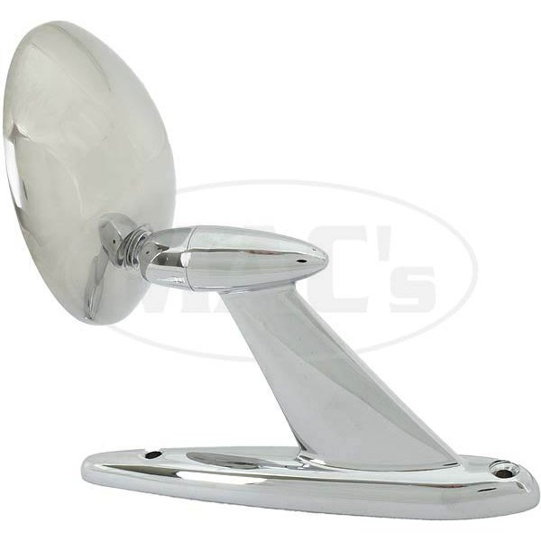 Ford Thunderbird Outside Rear View Mirror, Chrome Base, Stainless Round ...