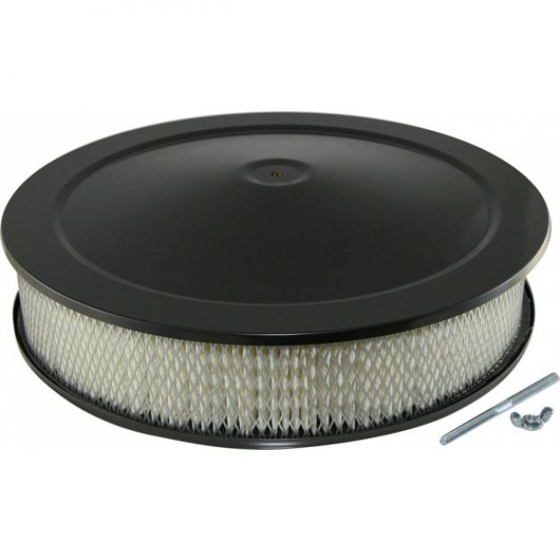 Chevy Air Cleaner, Round Black, 14 X 3 | Muscle Cars & Classics