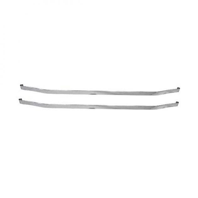 Model A Ford Front Bumper Bars - Chrome - 1928-29