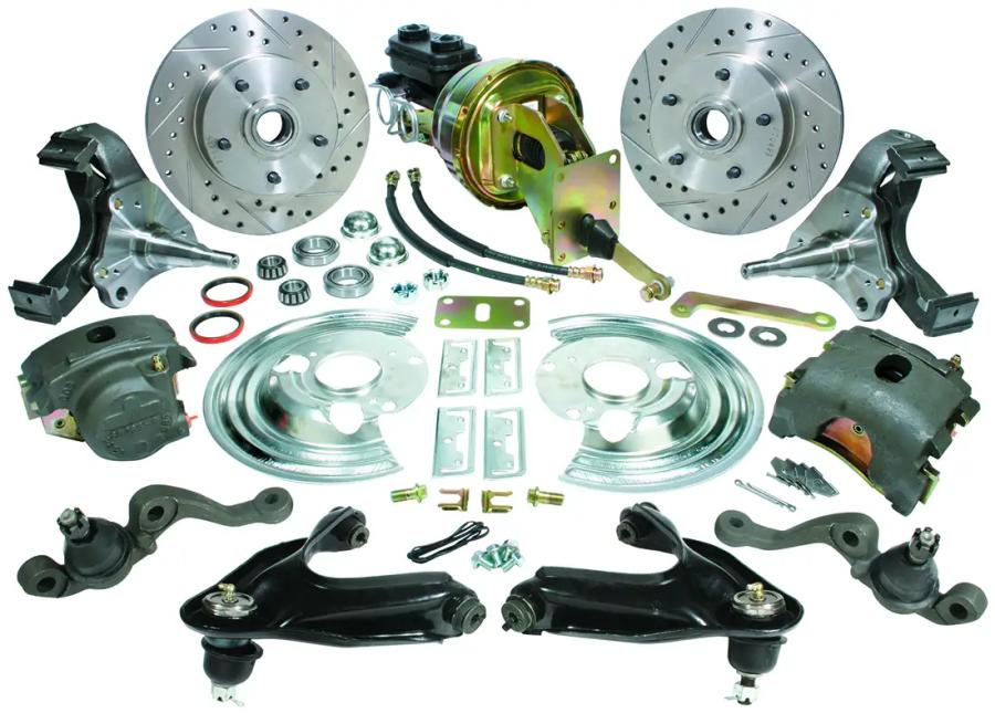 Classic Performance Front Disc Brake Kit w/ Stock Height Spindles for ...