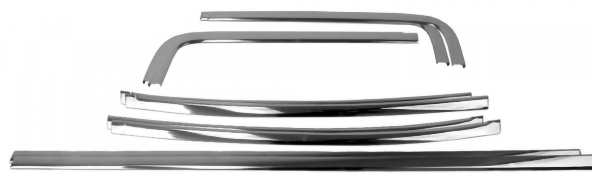 Camaro Rear Window Glass Molding Set, Coupe, 1967-1969 | Muscle Cars ...