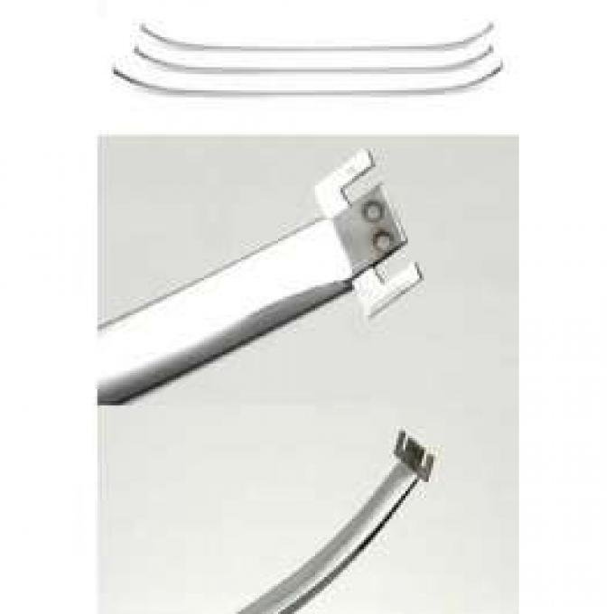 Chevy Headliner Bows, Stainless Steel, 2-Door Hardtop, 1955 | Muscle ...