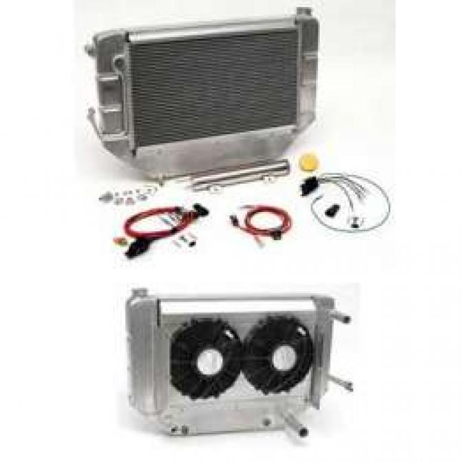 Chevy Cross-Flow Radiator Kit, Aluminum, Griffin, LS1, LS2,LS3 & LS6 ...