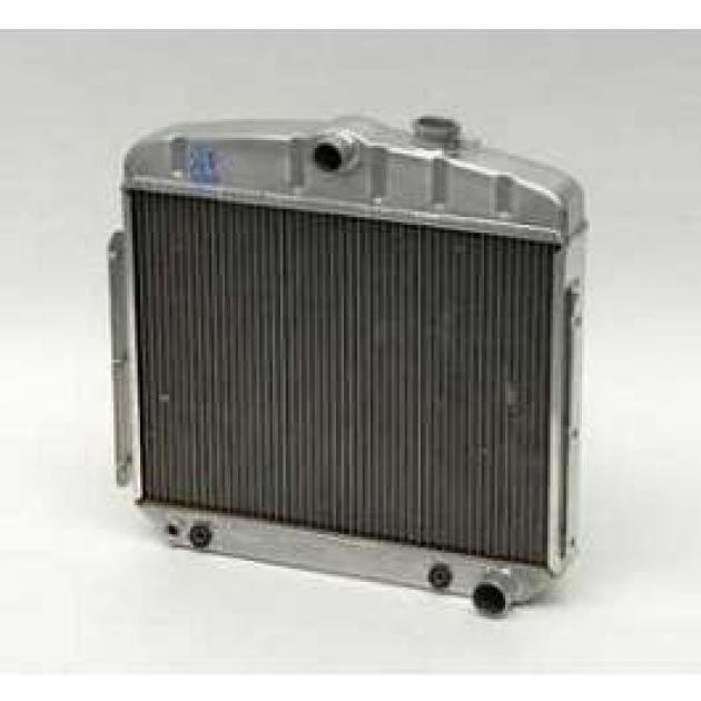 Chevy Radiator, Aluminum, 6-Cylinder Position, Griffin Pro Series, 1955 ...