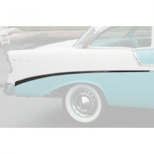 Chevy Rear Quarter Panel Molding, Bel Air, Right, For 2-Door, Show ...