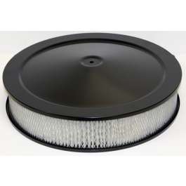 Chevy Air Cleaner, Round Black, 14 X 3