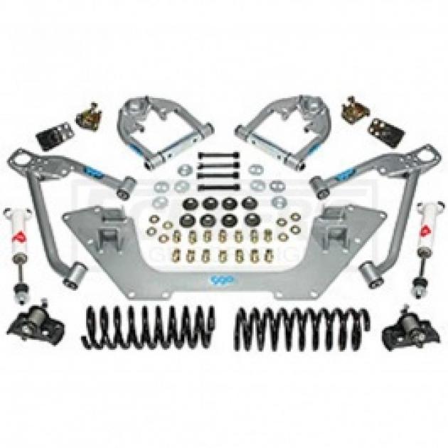 Nova Mini Sub Frame Kit, Deluxe, Upper And Lower, Black, 1962-1967 ...