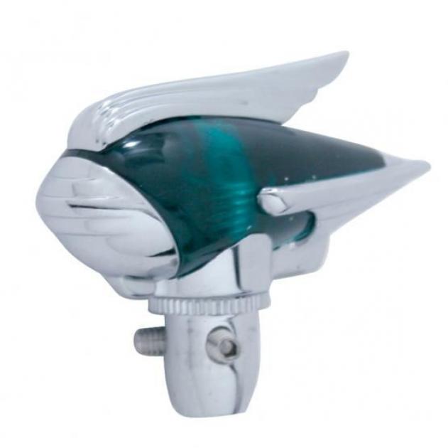 United Pacific Chrome Antenna Topper, Green C5017G