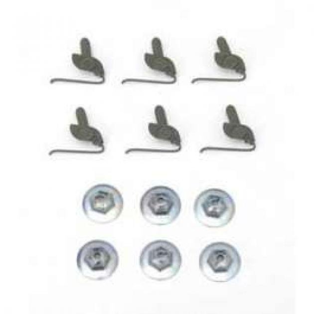 Full Size Chevy T-Bolt Clip & Nut Kit, 1958-1972 | Muscle Cars & Classics