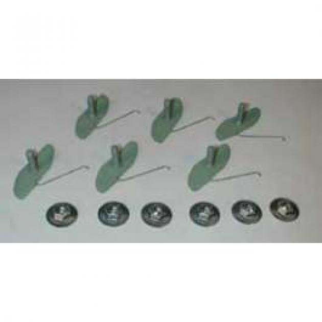 Full Size Chevy T-Bolt Clip & Nut Kit, 1958-1972 | Muscle Cars & Classics