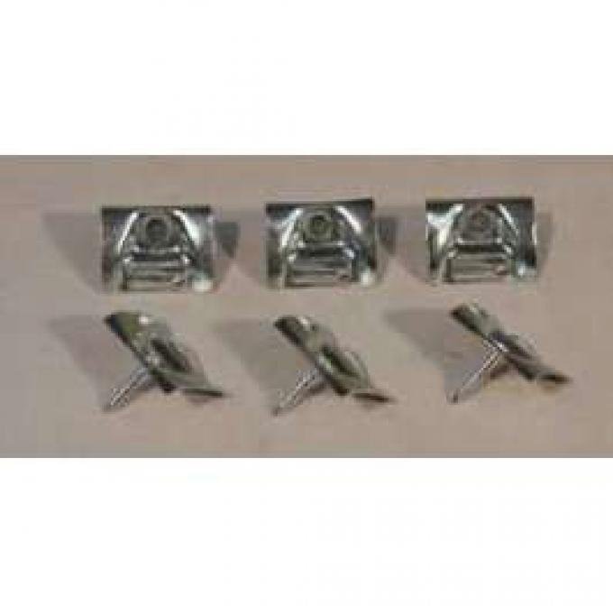 Full Size Chevy Upper Windshield Molding Clips, Impala, 1958 | Muscle ...