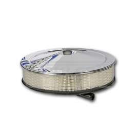 Full Size Chevy Air Cleaner Assembly, Open Element With Chrome Lid, 427 ...