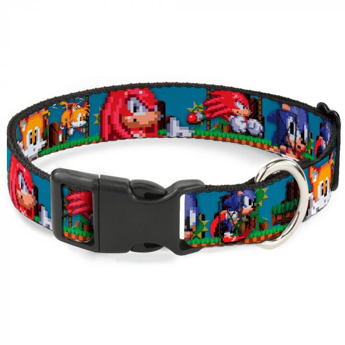 SONIC CLASSIC Plastic Breakaway Clip Collar - Sonic/Tails/Knuckles ...