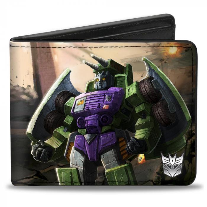 Bi-Fold Wallet - Transformers Combiner Wars Decepticon Mixmaster Pose ...