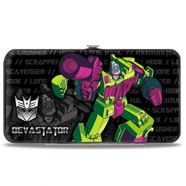 Hinged Wallet - DEVASTATOR Action Pose/Decepticon Logo/Constructicon ...