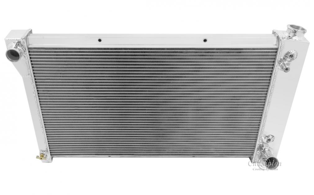 Champion Cooling 2 Row All Aluminum Radiator Made With Aircraft Grade ...