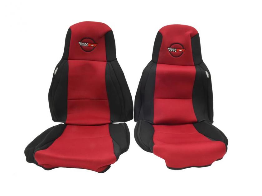 84-88 WetSuit / Neoprene Seat Slip Covers - C4 Logo - No Power Control ...