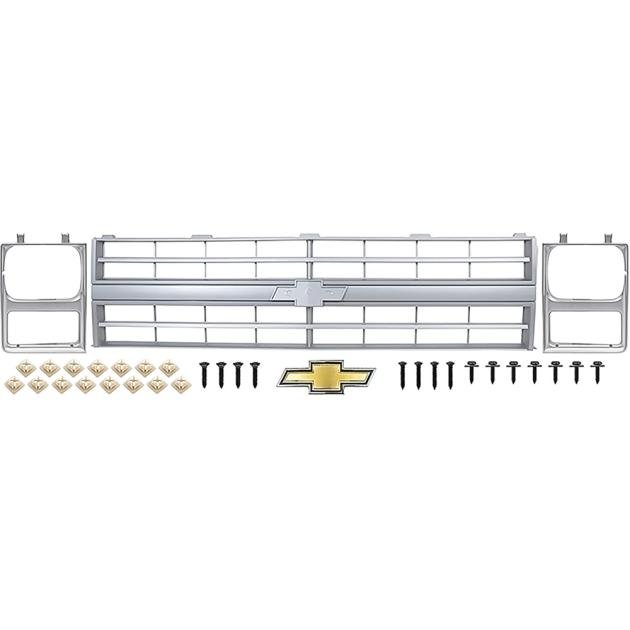 OER 1985-88 Chevrolet, Grill and Headlamp Bezel Facelift Set, With Bow ...