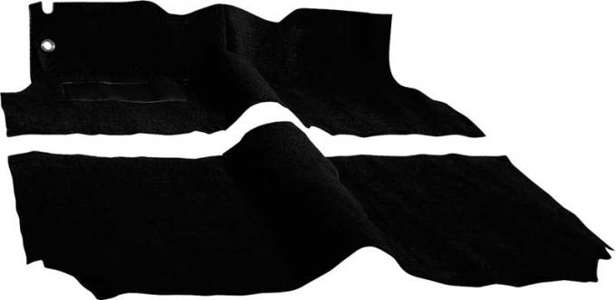 OER 1955 Chevrolet 4 Door Sedan With Bench Black Daytona Weave Cut And ...