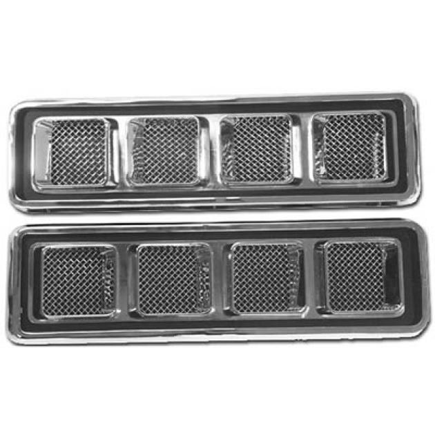 1968-1969 Chevrolet Camaro Super Sport Hood Louvers | Muscle Cars ...